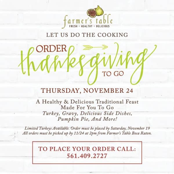 Farmer's Table - Boca Raton & Palm Beach's #1 Farm to Table Restaurant